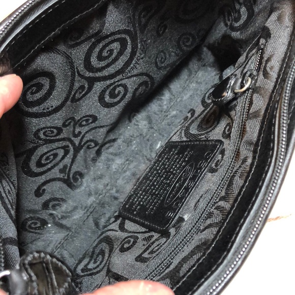 Brighton | Bags | Brighton Black And Brown Signature And Heart Bag ...